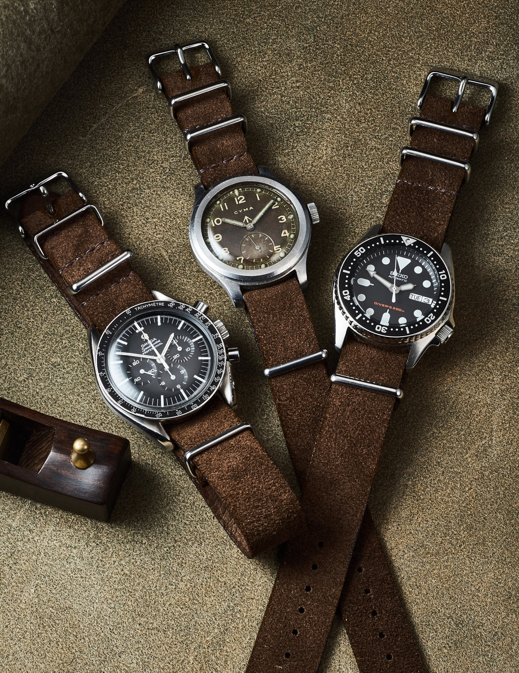 Mil Spec Straps NATO straps Military Watch Straps Leather NATO straps ...