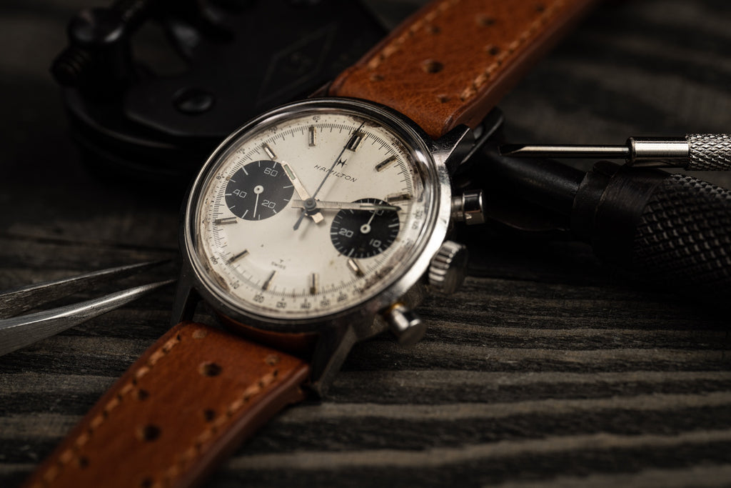 Vintage Watches pair with the finest David Lane Design Straps
