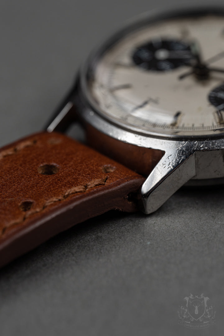 1960's Hamilton Panda Dial Chronograph Vintage Watch with Racing Strap ...