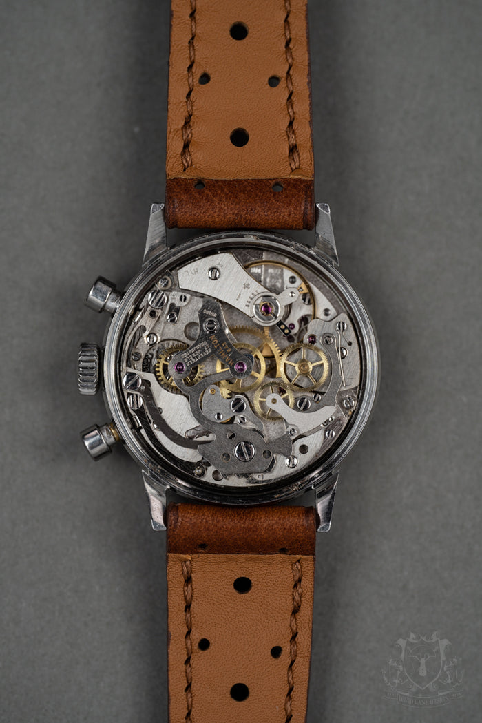 1960's Hamilton Panda Dial Chronograph Vintage Watch with Racing Strap ...