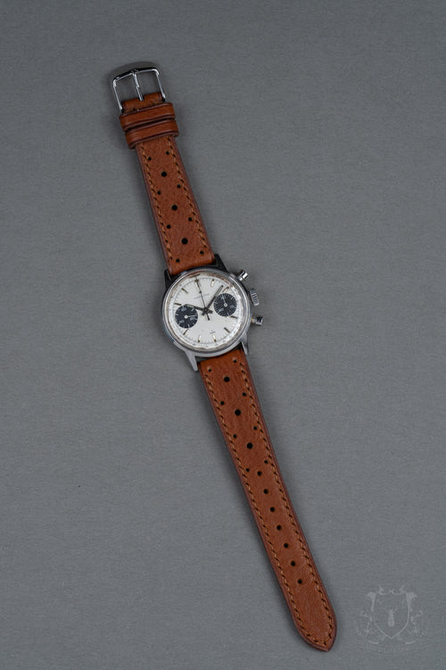 1960's Hamilton Panda Dial Chronograph Vintage Watch with Racing Strap ...