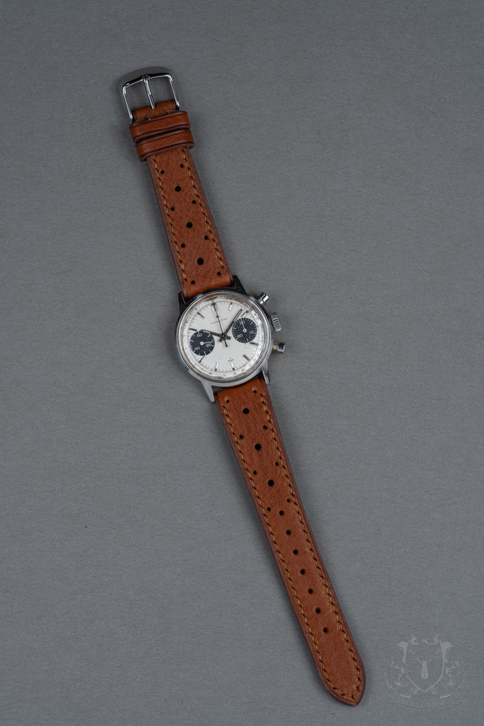 1960's Hamilton Panda Dial Chronograph Vintage Watch with Racing Strap ...
